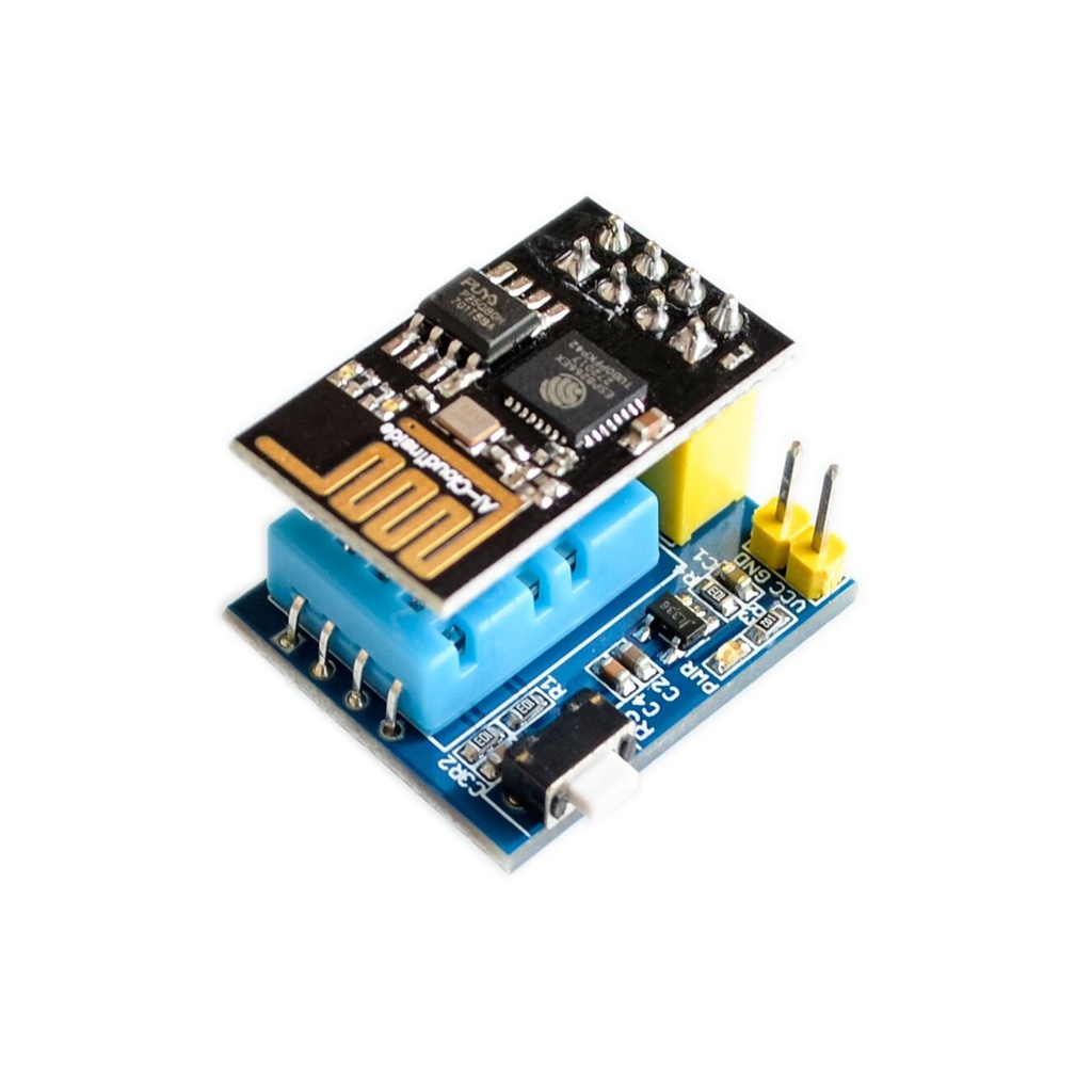 Dht11 Esp8266 Temperature Humidity Sensor With Esp 01 Esp 01s Module
